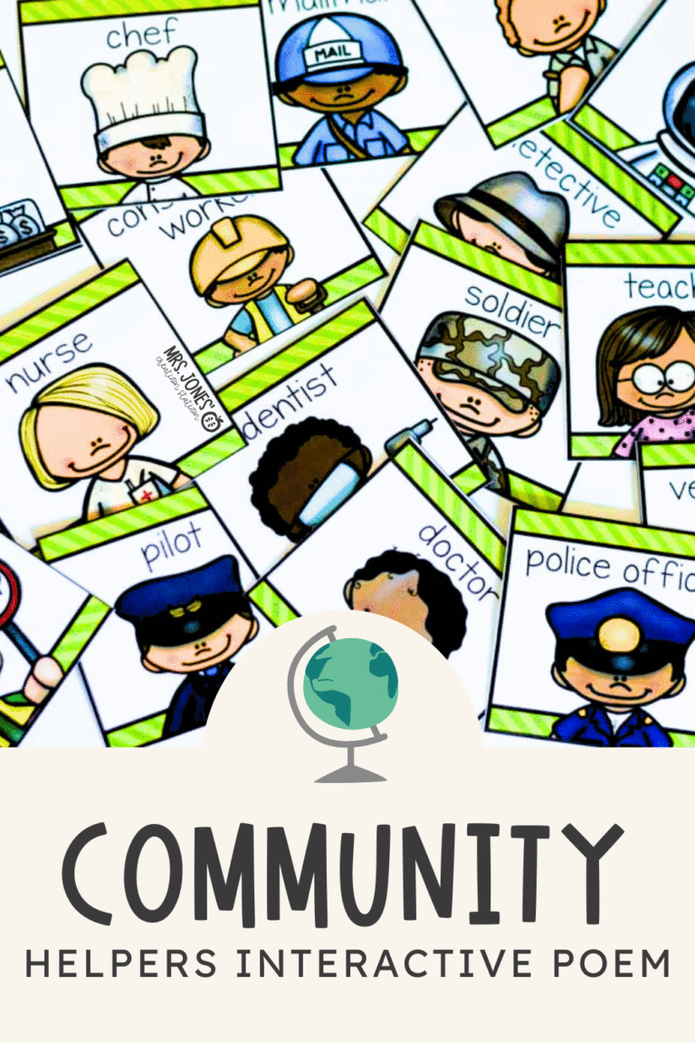 COMMUNITY HELPERS INTERACTIVE POEM - Mrs. Jones Creation Station