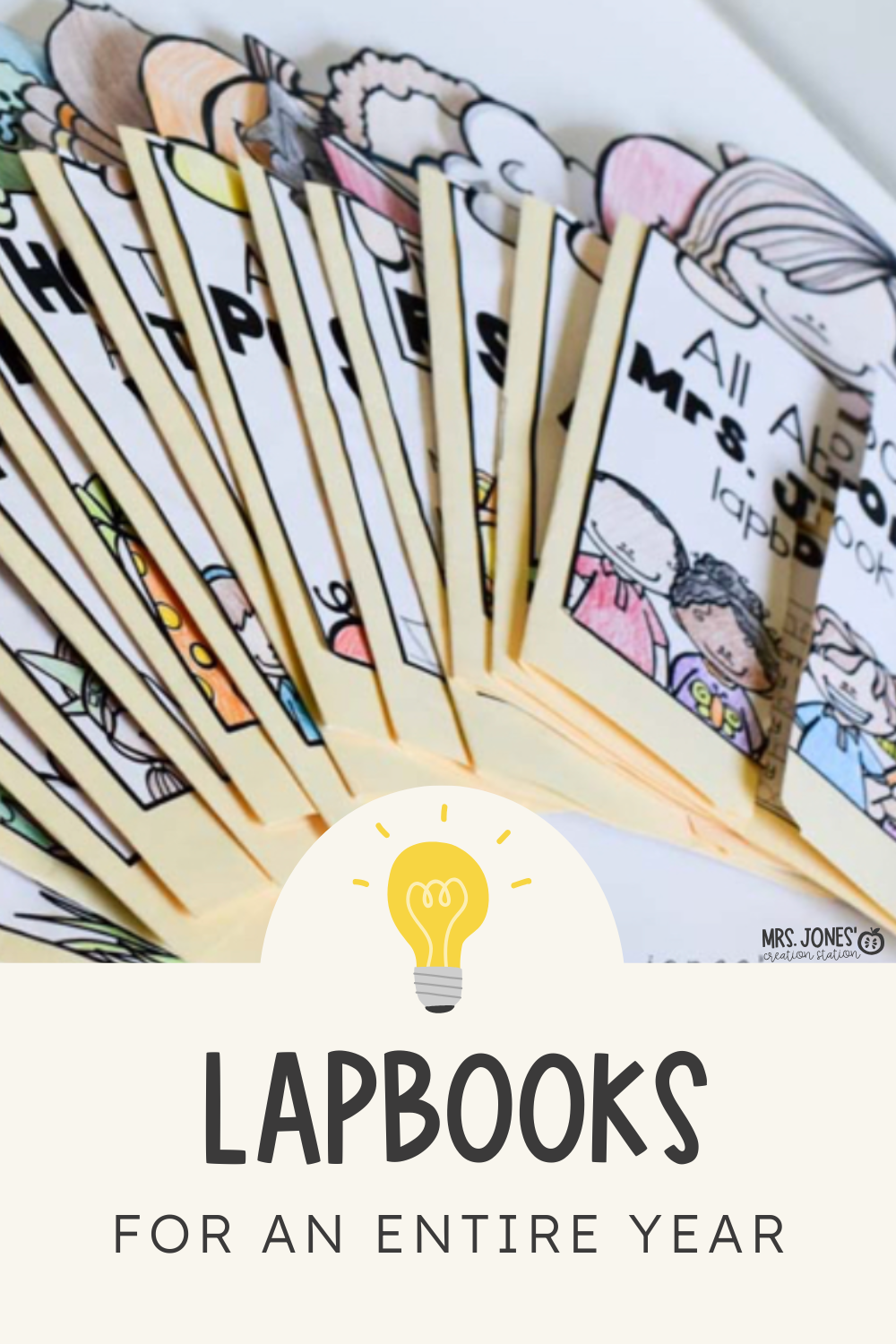 INTERACTIVE LAPBOOKS FOR THE SCHOOL YEAR - Mrs. Jones Creation Station
