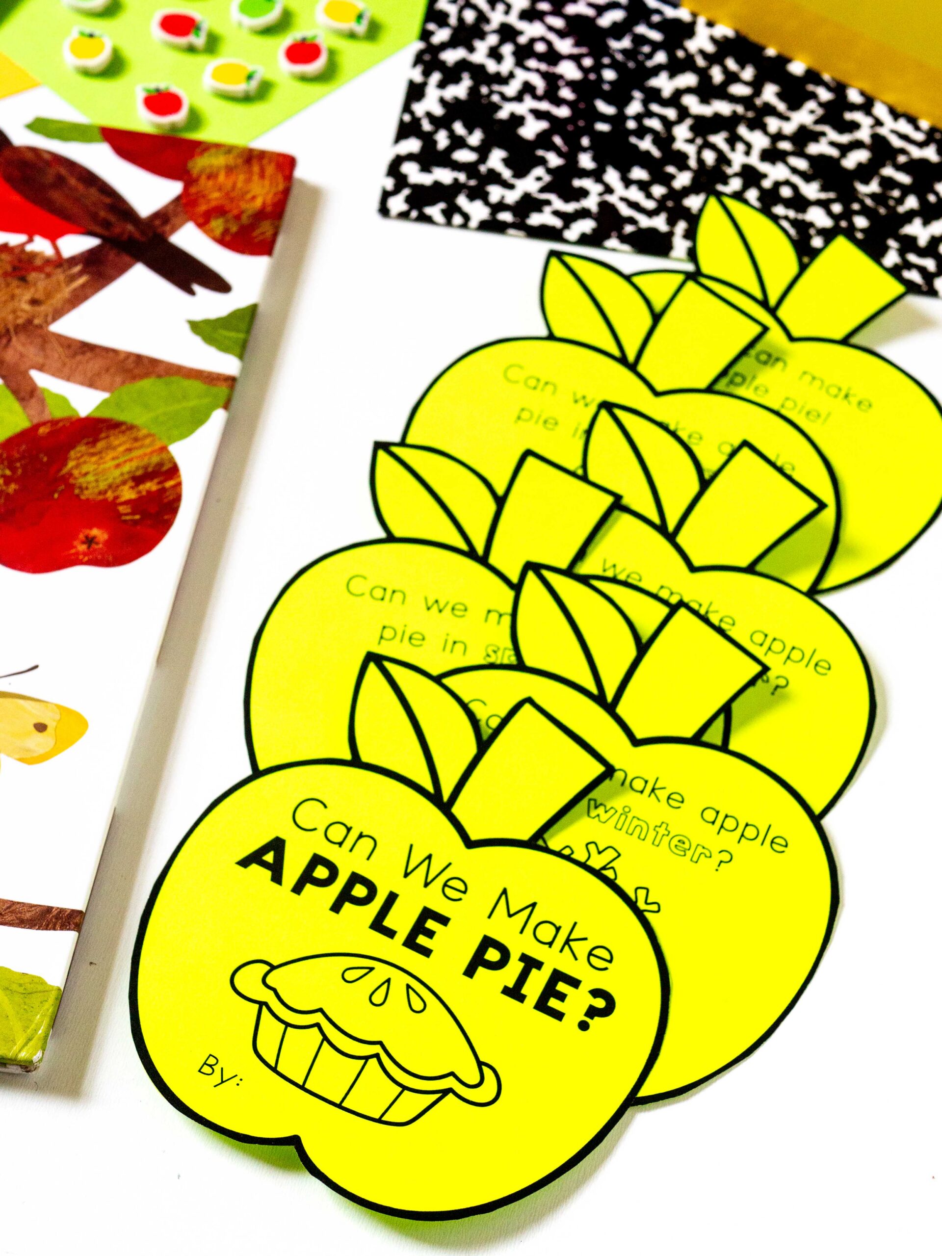 Apple Emergent Reader Freebie to Use with The Apple Pie Tree