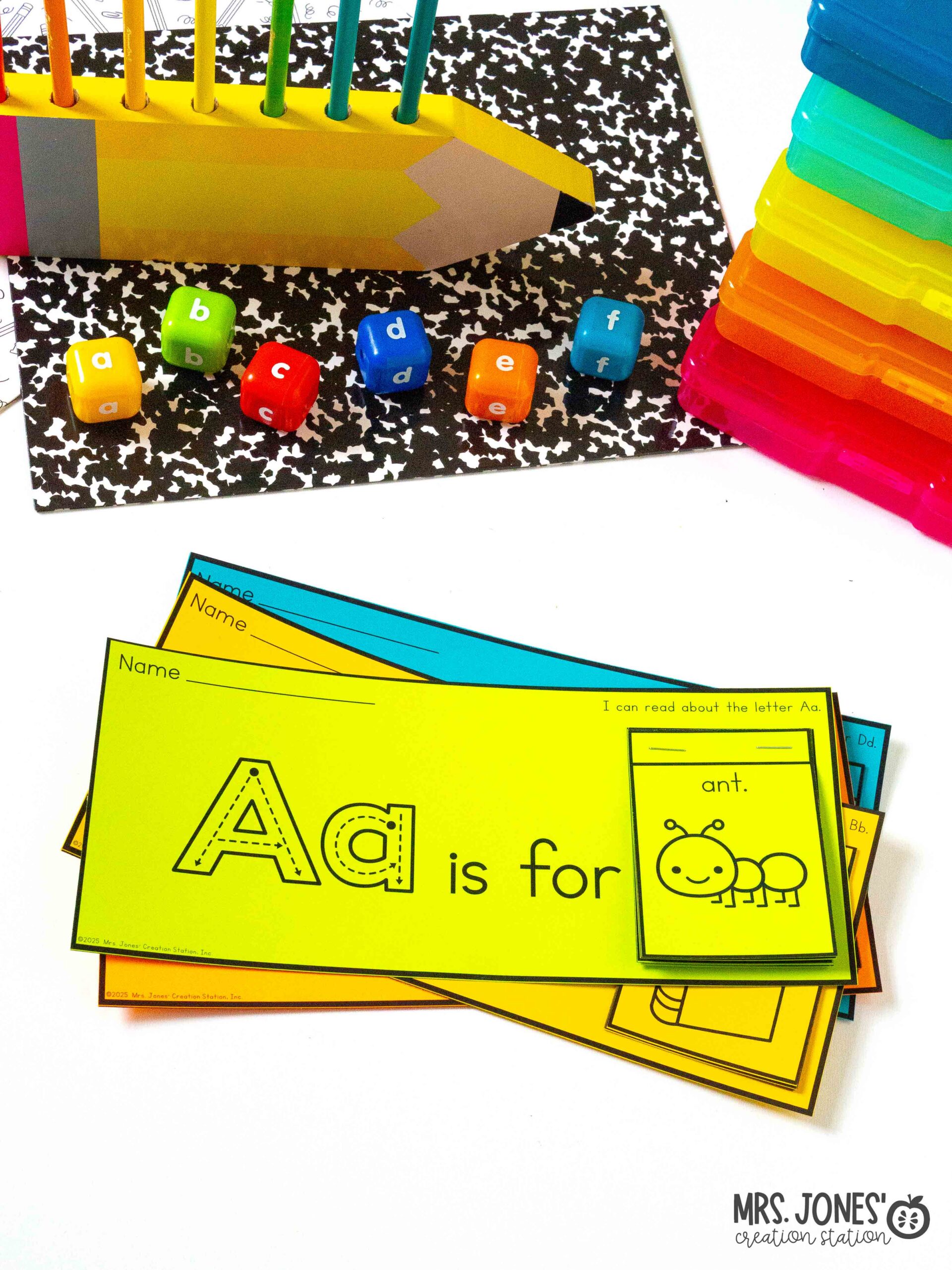Teaching Letter Recognition with the Letter A Flipbook - Mrs. Jones ...