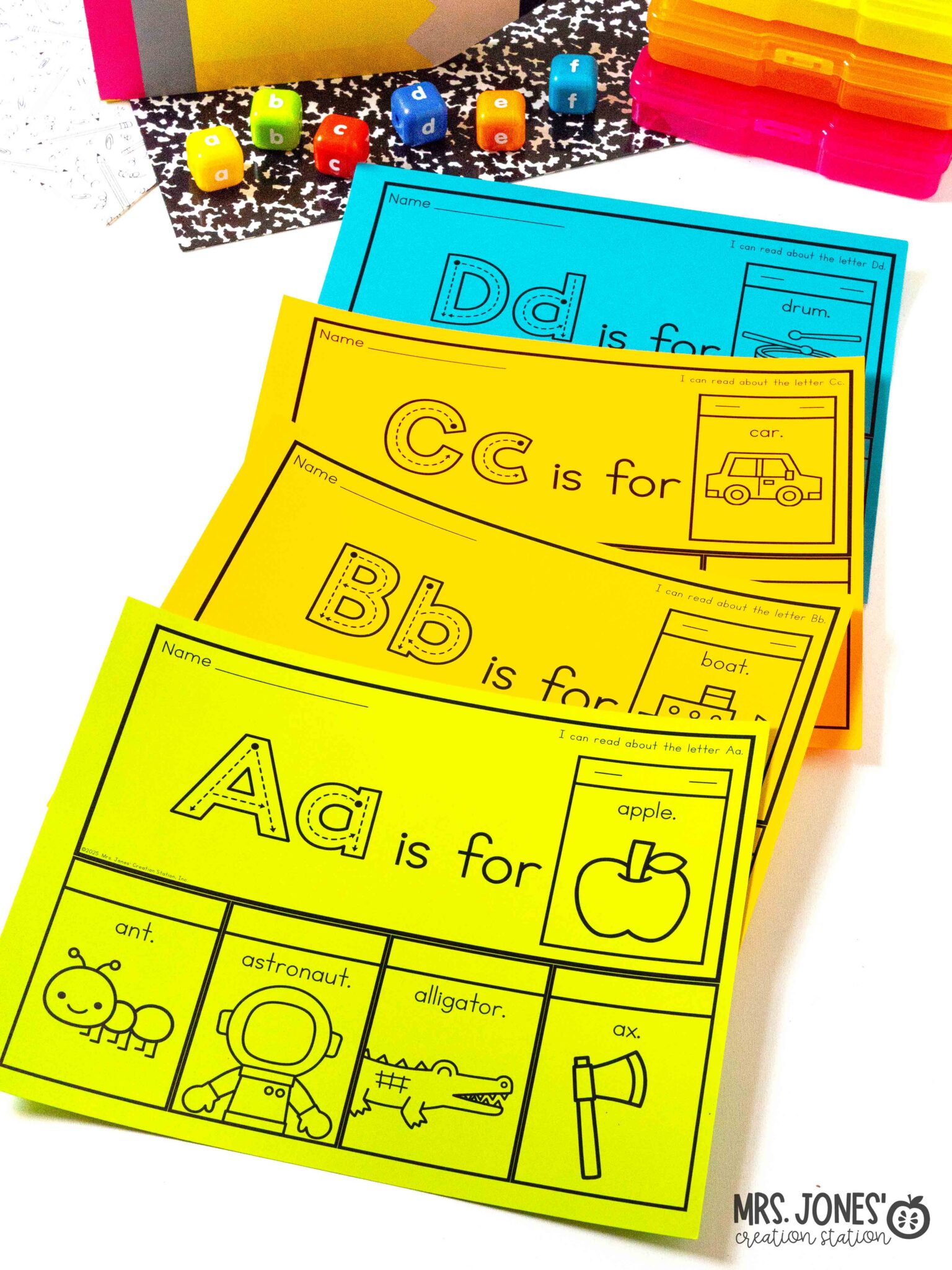 Teaching Letter Recognition with the Letter A Flipbook - Mrs. Jones ...