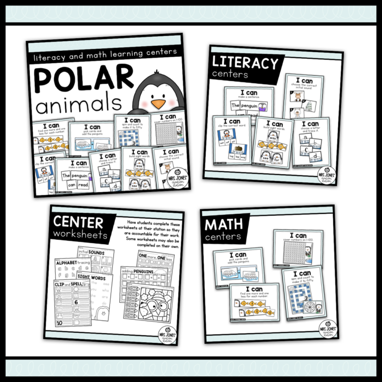 Polar Animals Science Unit | Arctic and Antarctic Animals