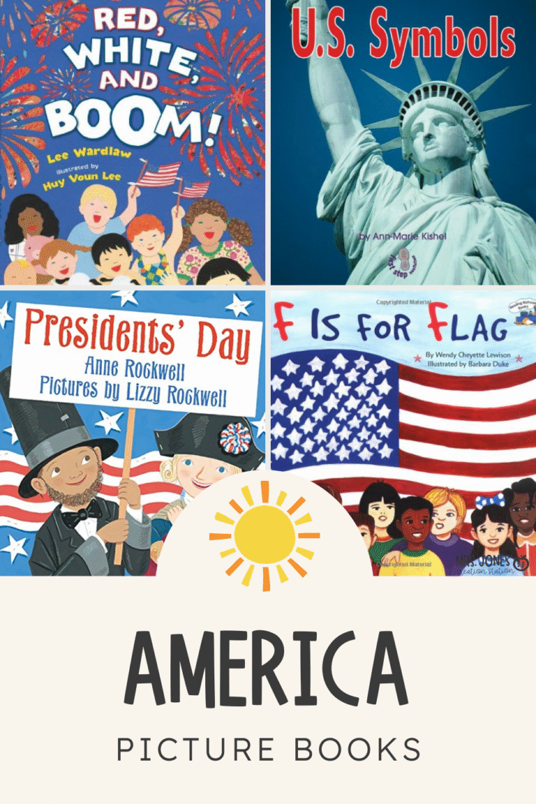 20 AMERICA BOOKS FOR LITTLE LEARNERS - Mrs. Jones Creation Station
