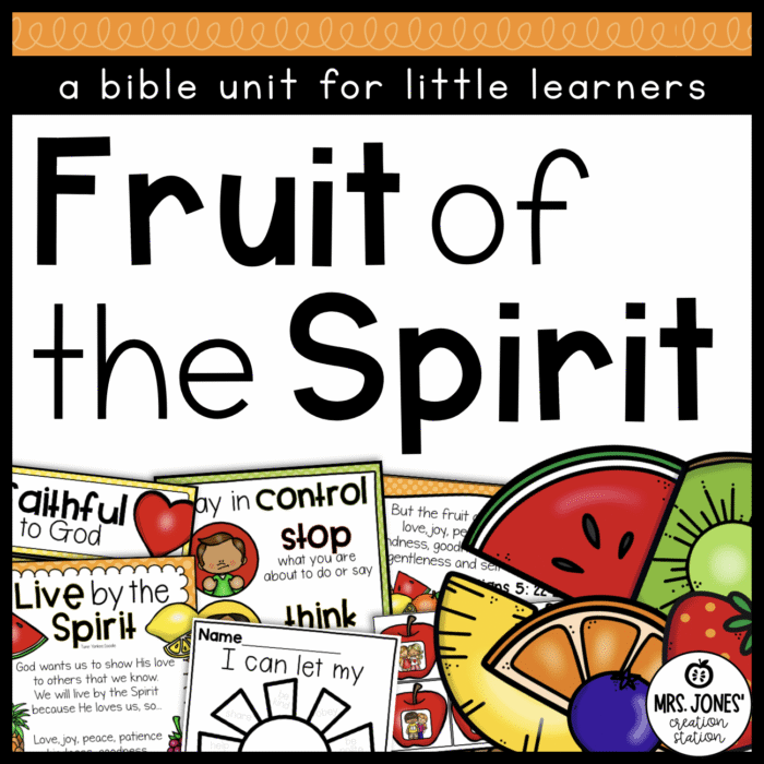 Fruit of the Spirit Bible Unit | Printable Bible Lessons