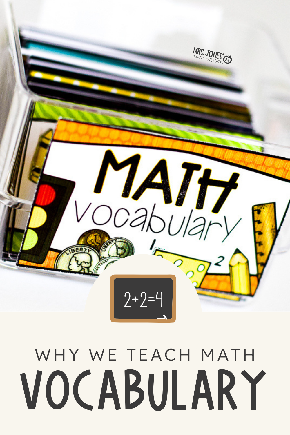 WHY MATH VOCABULARY IS SO IMPORTANT - Mrs. Jones Creation Station