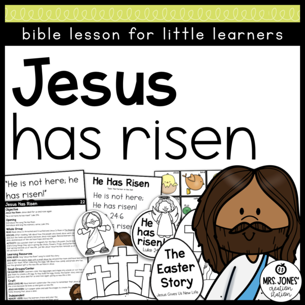 Jesus Resurrection Lesson | Easter Story for Little Learners