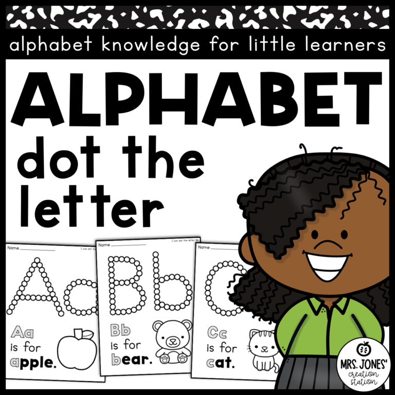 Alphabet Dot the Letter | Letter Recognition and Fine Motor Skills