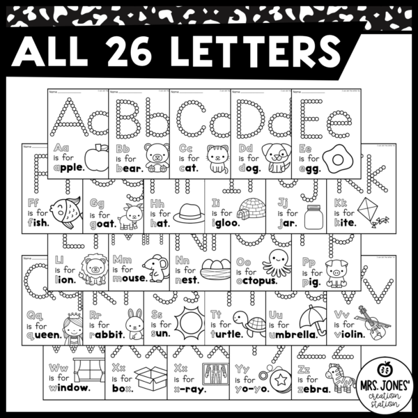 Alphabet Dot the Letter | Letter Recognition and Fine Motor Skills