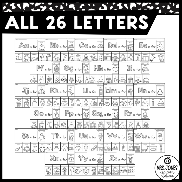 Alphabet Flipbooks | Letter Recognition and Beginning Sounds