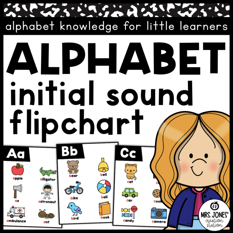Alphabet Initial Sound Flipchart | Letter Sound Practice Tool