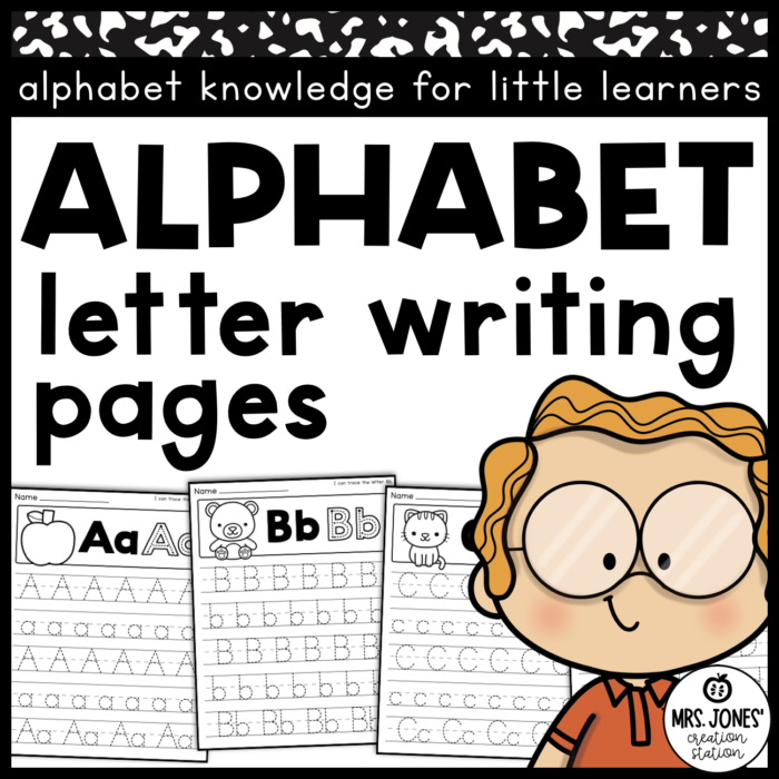 Alphabet Letter Writing Pages | Handwriting Practice for Kids