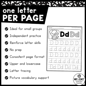 Alphabet Letter Writing Pages | Handwriting Practice for Kids