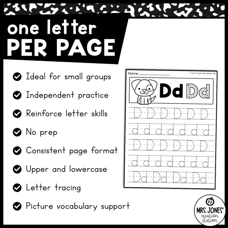 Alphabet Letter Writing Pages | Handwriting Practice for Kids