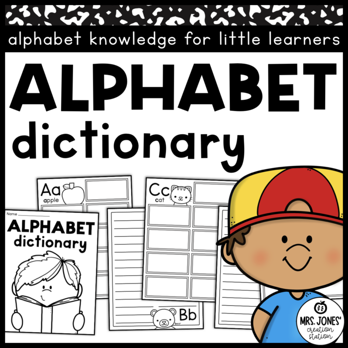Alphabet Dictionary for Early Literacy and Vocabulary