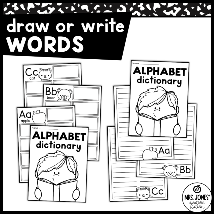 Alphabet Dictionary for Early Literacy and Vocabulary