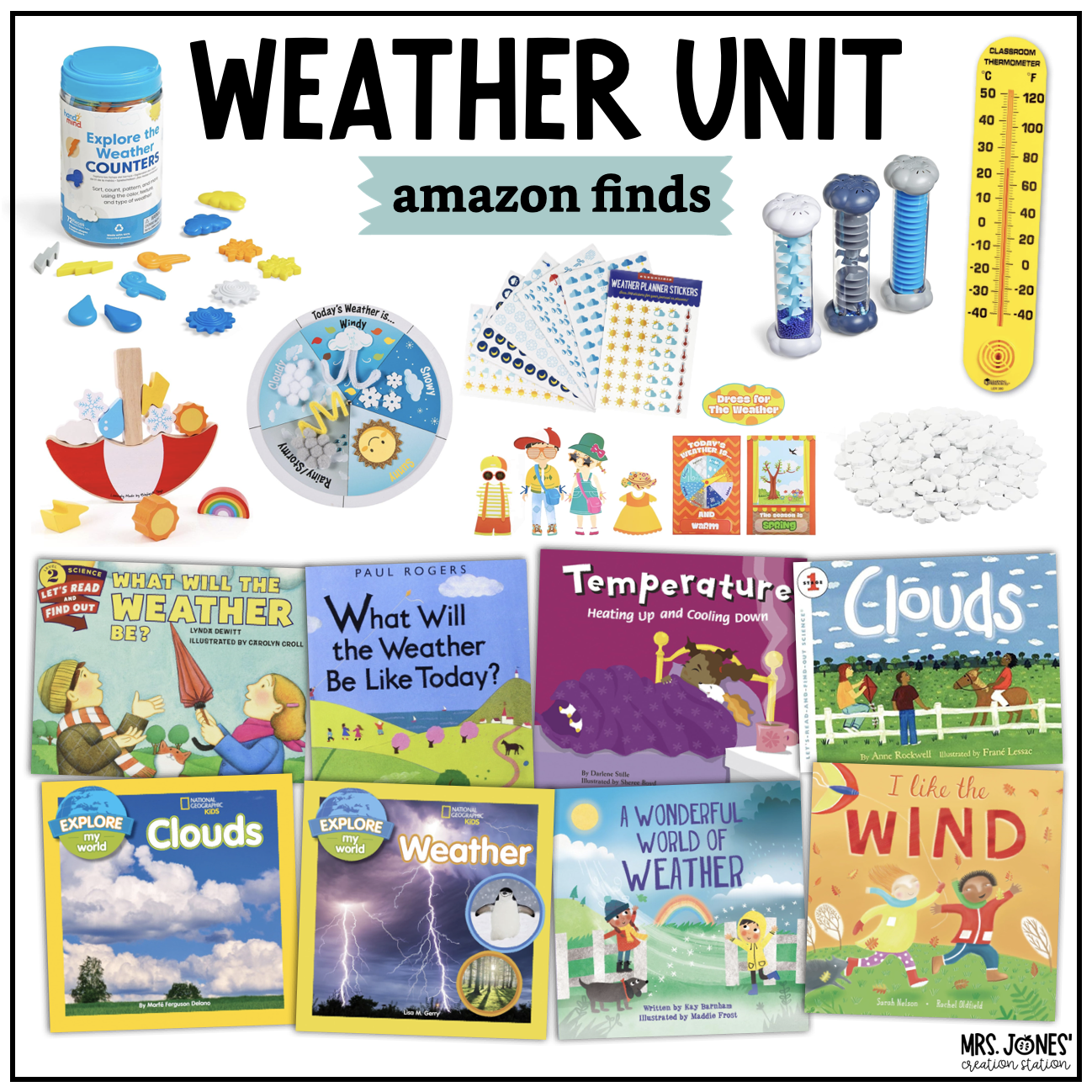 Weather Science Lessons for Kindergarten and Early Elementary