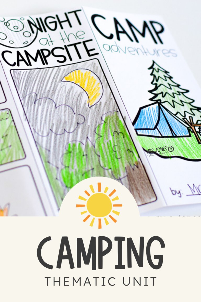 CAMPING ACTIVITIES FOR LITTLE LEARNERS - Mrs. Jones Creation Station