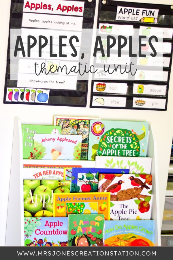 APPLE ACTIVITIES FOR LITTLE LEARNERS - Mrs. Jones Creation Station