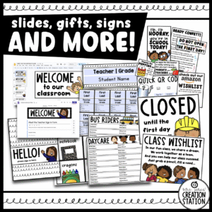 Editable Meet the Teacher Pack for Back to School Night