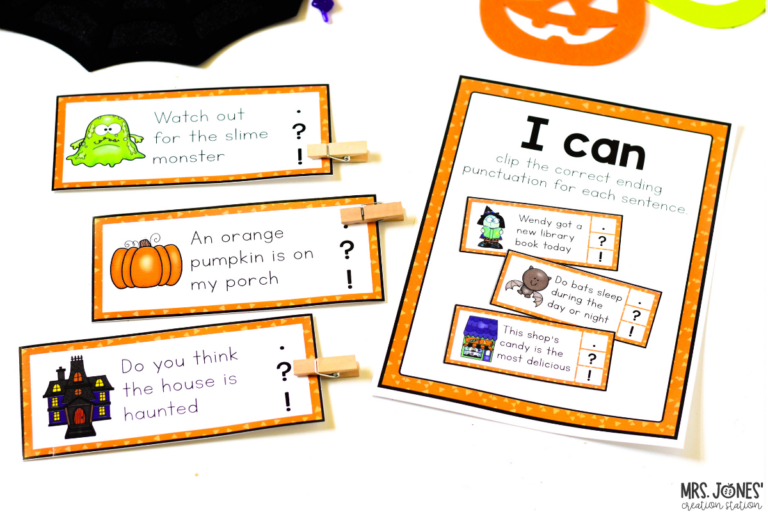HALLOWEEN LITERACY CENTERS - Mrs. Jones Creation Station