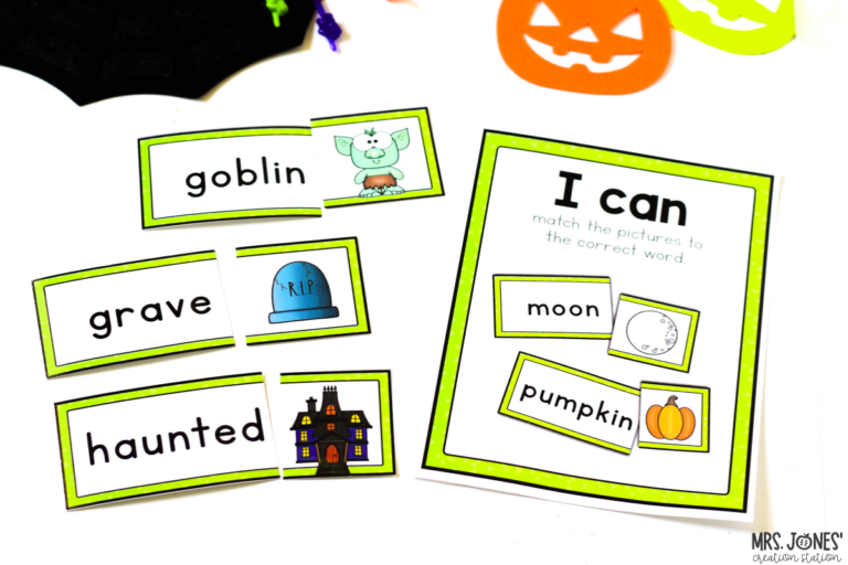 HALLOWEEN LITERACY CENTERS - Mrs. Jones Creation Station