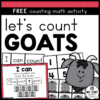 Counting Goats Number Activity - Mrs. Jones' Creation Station
