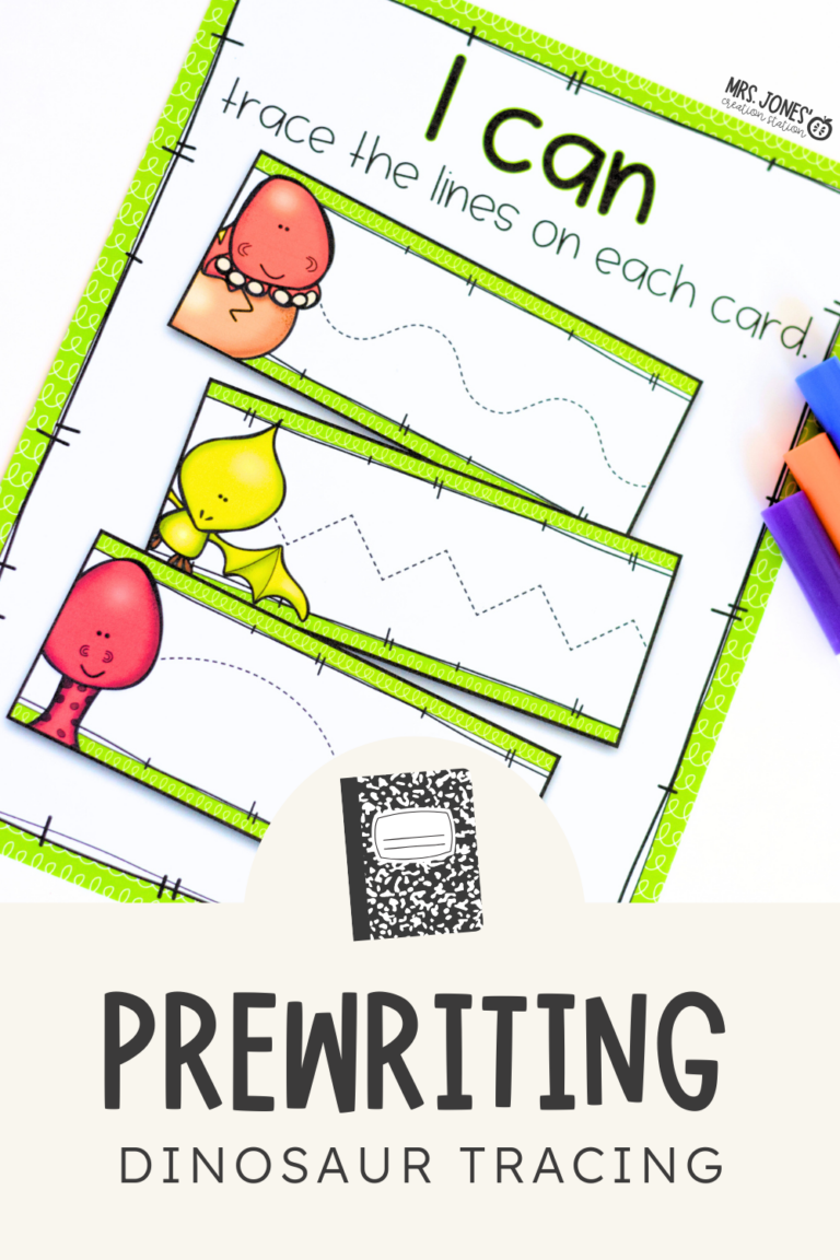 WRITING PRACTICE WITH TRACING ACTIVITIES - Mrs. Jones Creation Station