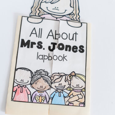 ALL ABOUT ME LAPBOOK - Mrs. Jones Creation Station