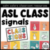 CALM COLORS SIGN LANGUAGE HAND SIGNAL CARDS - Mrs. Jones Creation Station