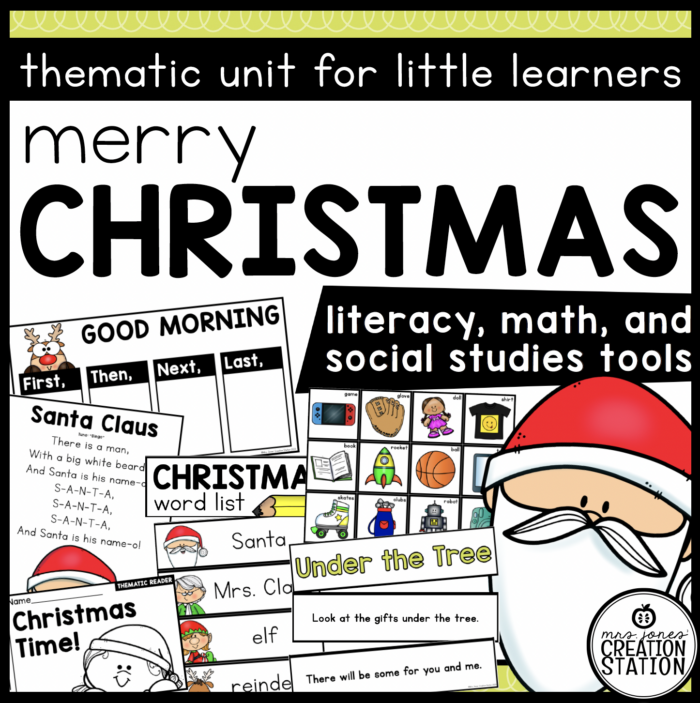 CHRISTMAS THEMATIC BUNDLE - Mrs. Jones Creation Station
