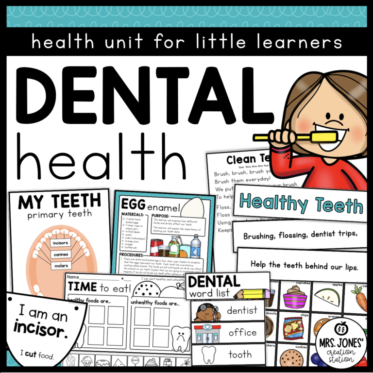 DENTAL HEALTH UNIT - Mrs. Jones Creation Station