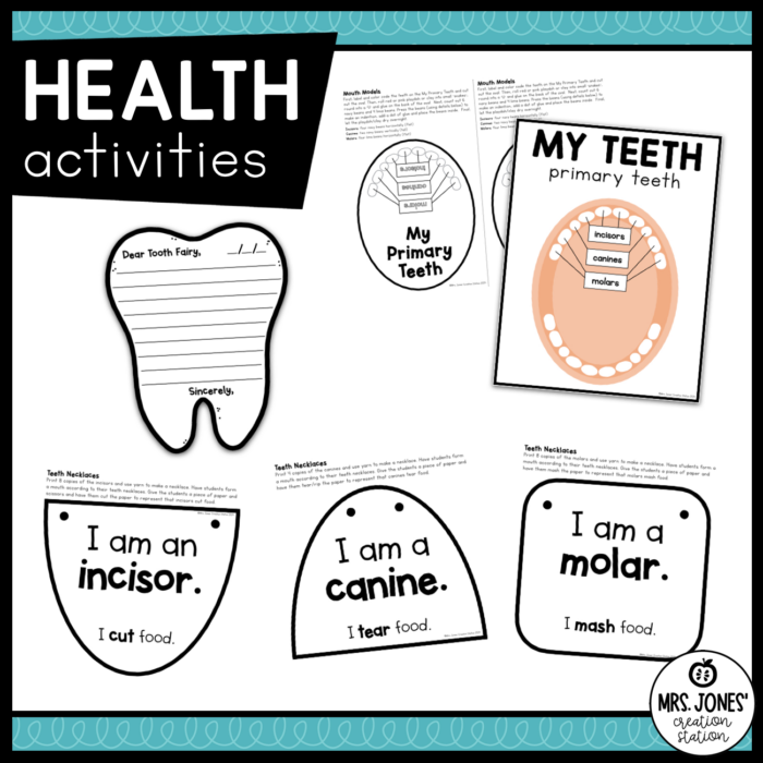 DENTAL HEALTH UNIT - Mrs. Jones Creation Station