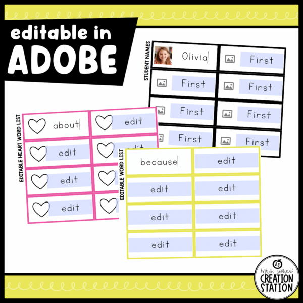 PASTEL COLORS WORD WALL CARDS - Mrs. Jones Creation Station