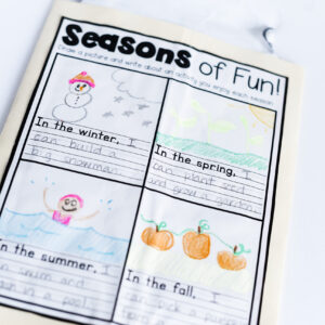 SEASONS LAPBOOK - Mrs. Jones Creation Station