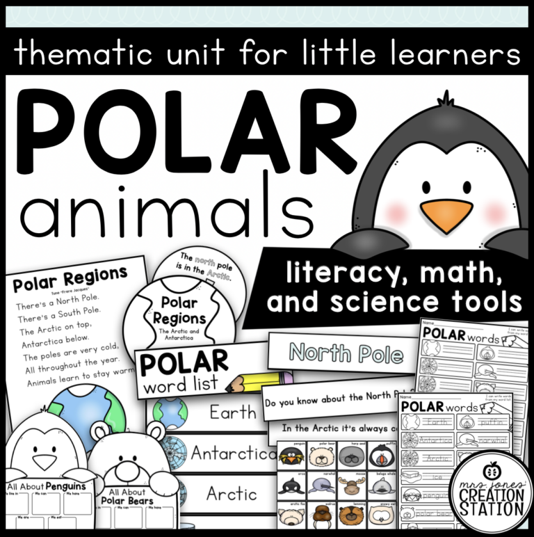 POLAR ANIMALS SCIENCE THEMATIC UNIT - Mrs. Jones Creation Station