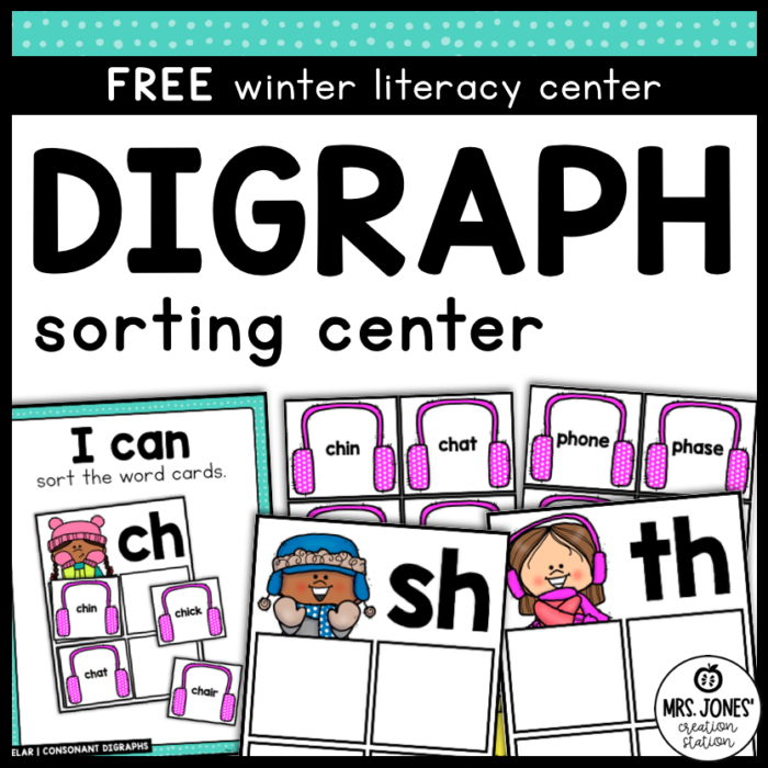 WINTER DIGRAPHS - Mrs. Jones Creation Station