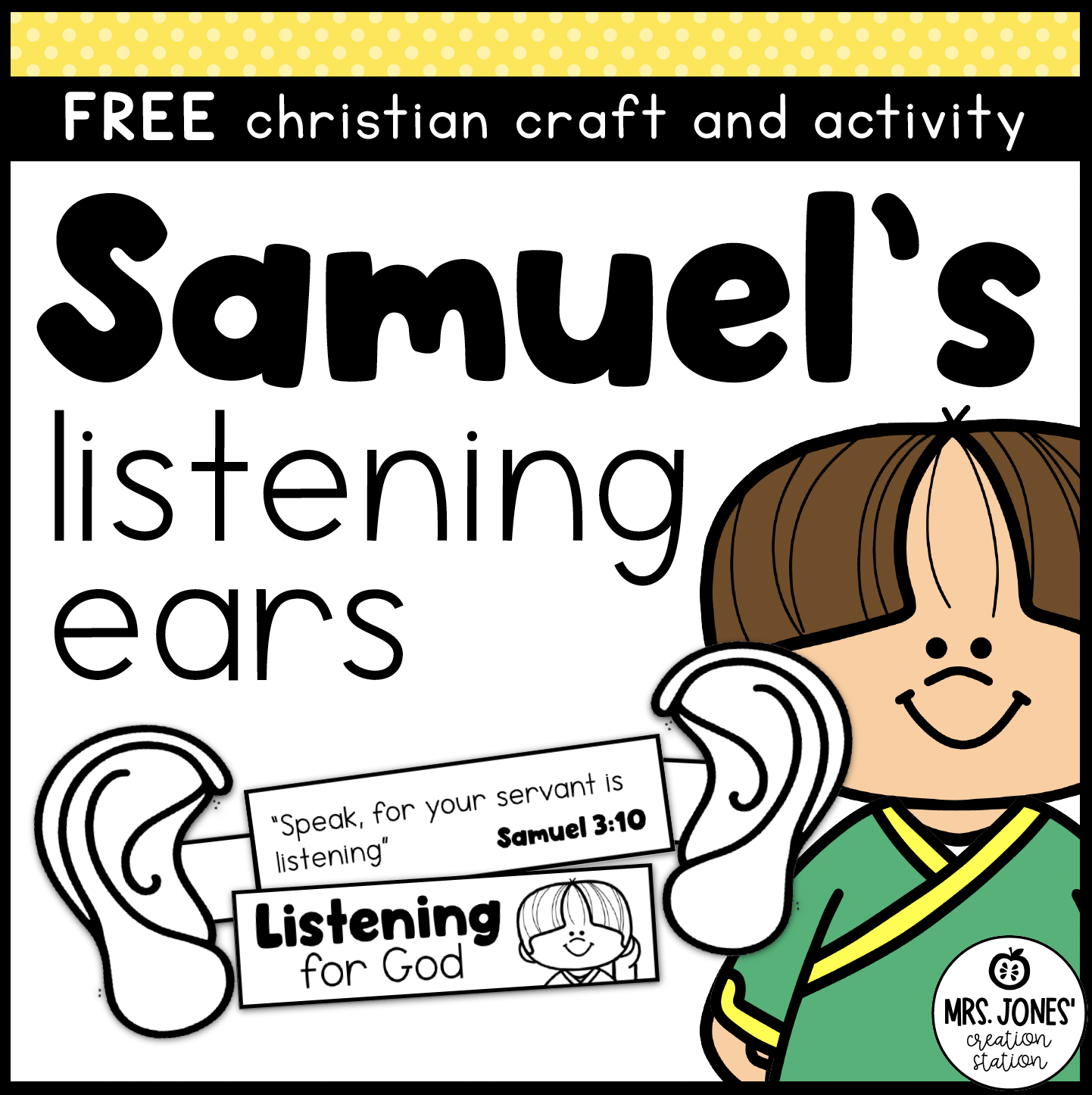 SAMUEL BIBLE CRAFT Mrs Jones Creation Station