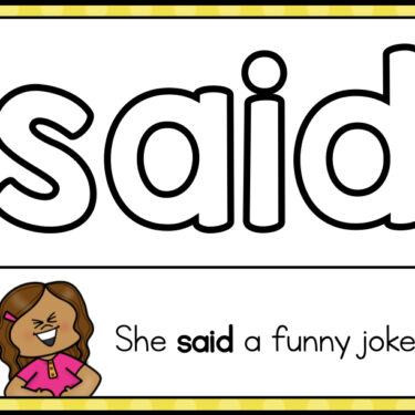 SIGHT WORD PLAYDOUGH MATS - Mrs. Jones Creation Station