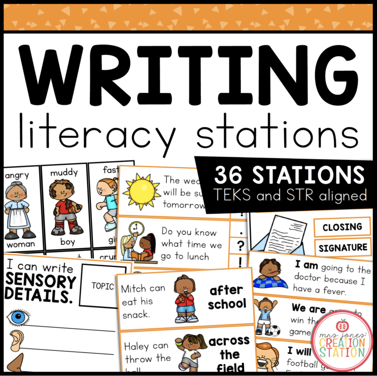 SECOND GRADE WRITING STATIONS - Mrs. Jones Creation Station