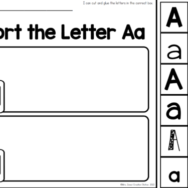 ALPHABET SORTING PRINTABLES - Mrs. Jones Creation Station