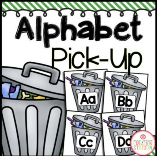 ALPHABET PICK-UP LITERACY CENTER - Mrs. Jones Creation Station