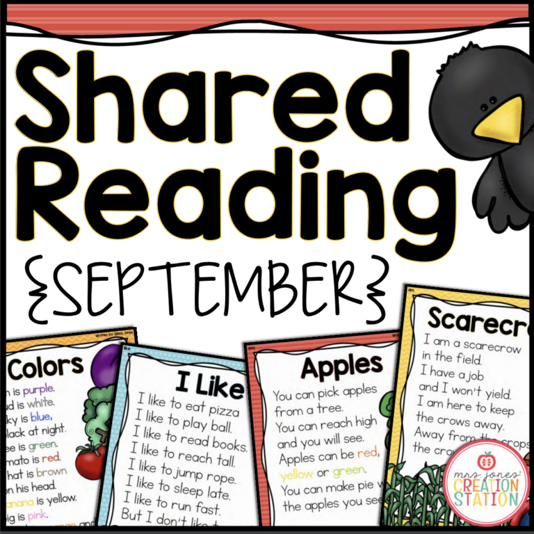 SHARED READING MEGA-BUNDLE - SIGHT WORD POEMS - Mrs. Jones Creation Station