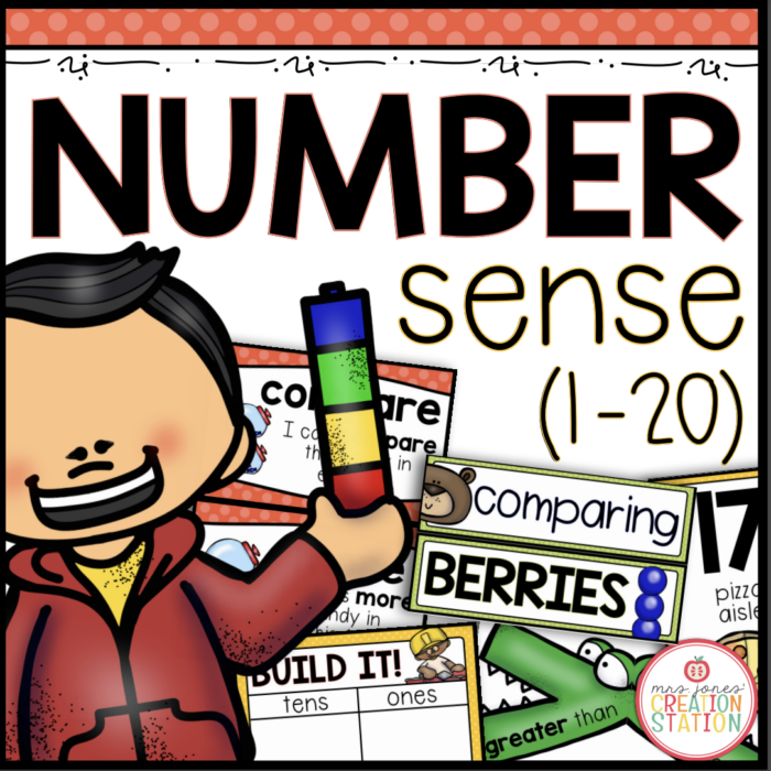 NUMBER SENSE MADE EASY FOR EARLY LEARNERS - Mrs. Jones Creation Station