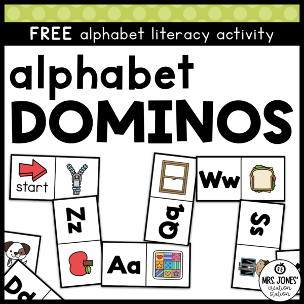 A PHONICS GAME: ALPHABET DOMINOES - Mrs. Jones Creation Station
