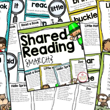 MARCH SHARED READING POEMS - Mrs. Jones Creation Station