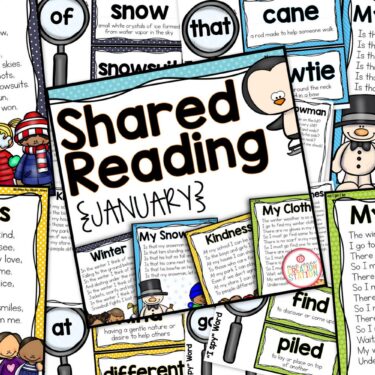 JANUARY SHARED READING POEMS - Mrs. Jones Creation Station