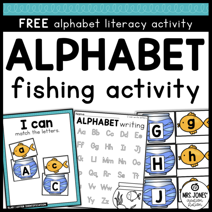 Fishing for the Alphabet Game | Mrs. Jones' Creation Station