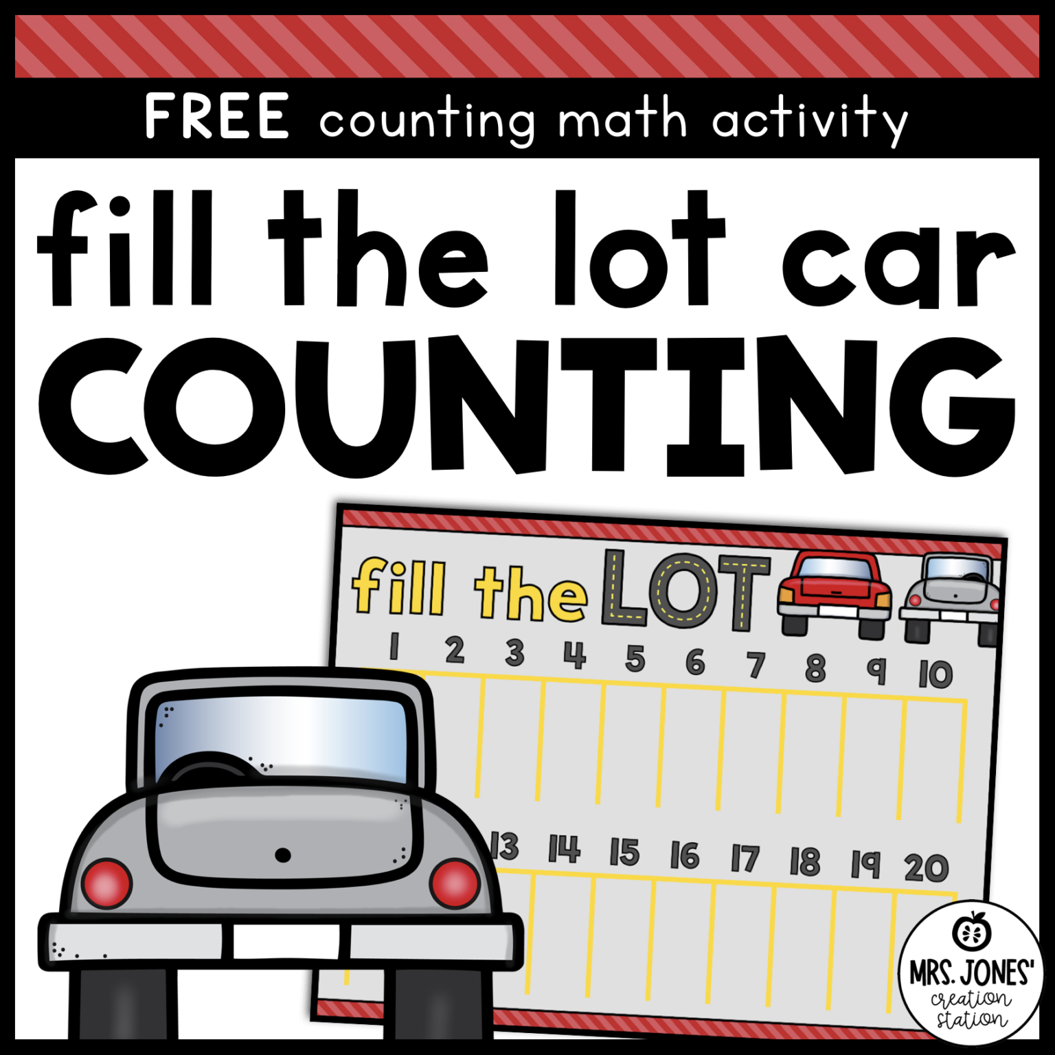 COUNTING CARS ACTIVITY - Mrs. Jones Creation Station