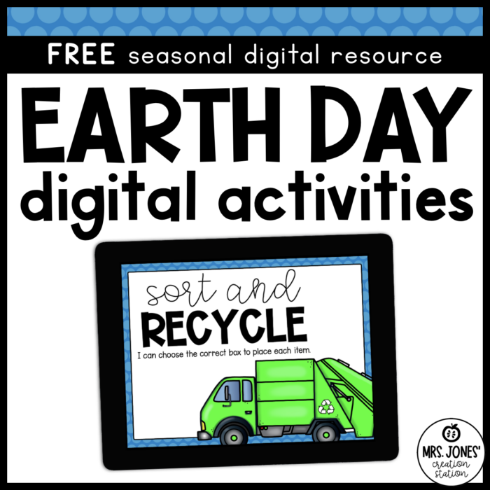 EARTH DAY ACTIVITIES FOR LITTLE LEARNERS - Mrs. Jones Creation Station