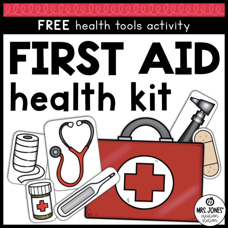 HEALTH KIT PRINTABLE - Mrs. Jones Creation Station